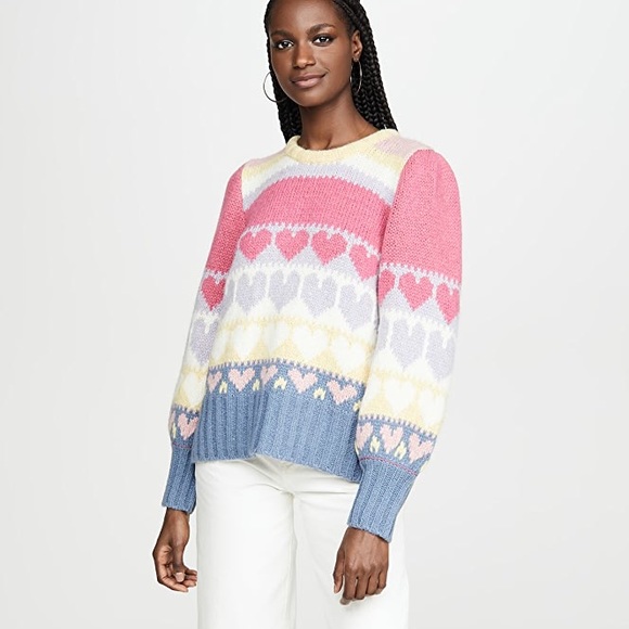 LoveShackFancy | Sweaters | Loveshackfancy Heart Sweater | Poshmark